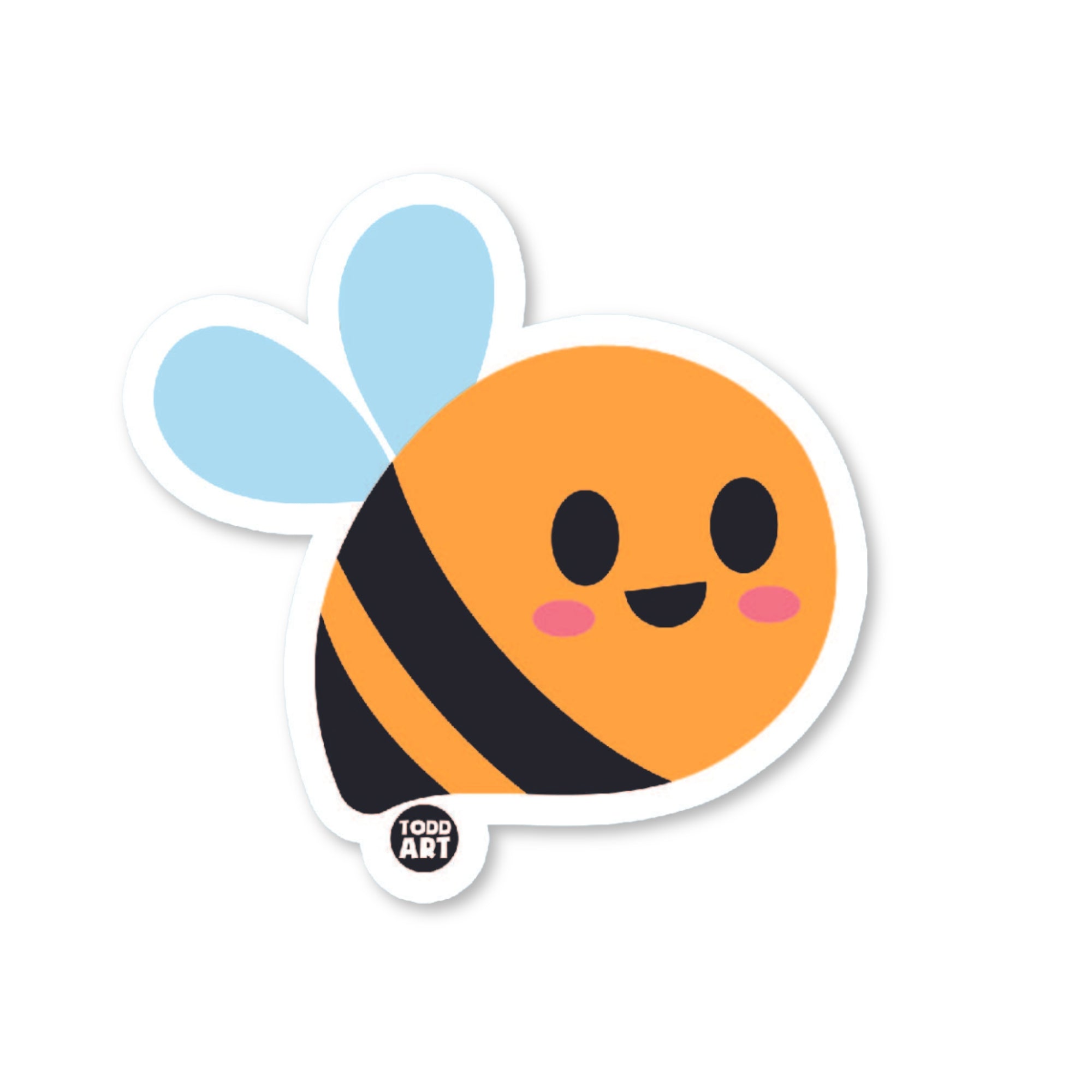Bumble Bee - 3" Art Sticker – Boo Boo Buddies