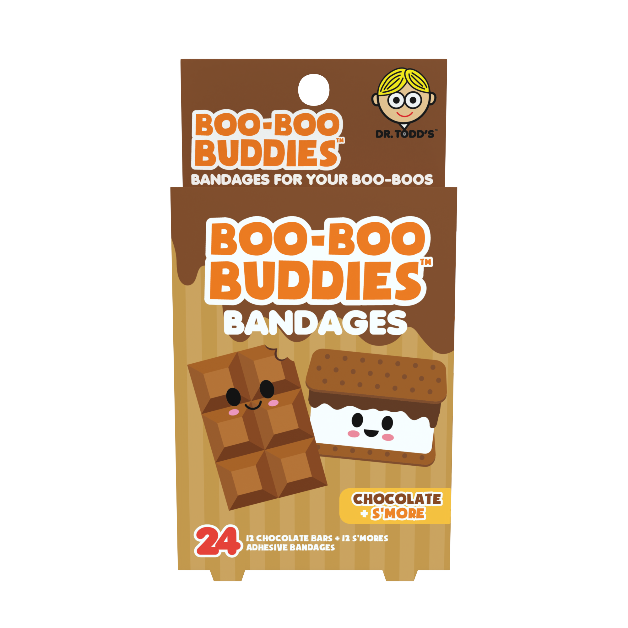 Shop Chocolate and S’more Bandages – Dr. Todd’s Boo-Boo Buddies® – 24 ...
