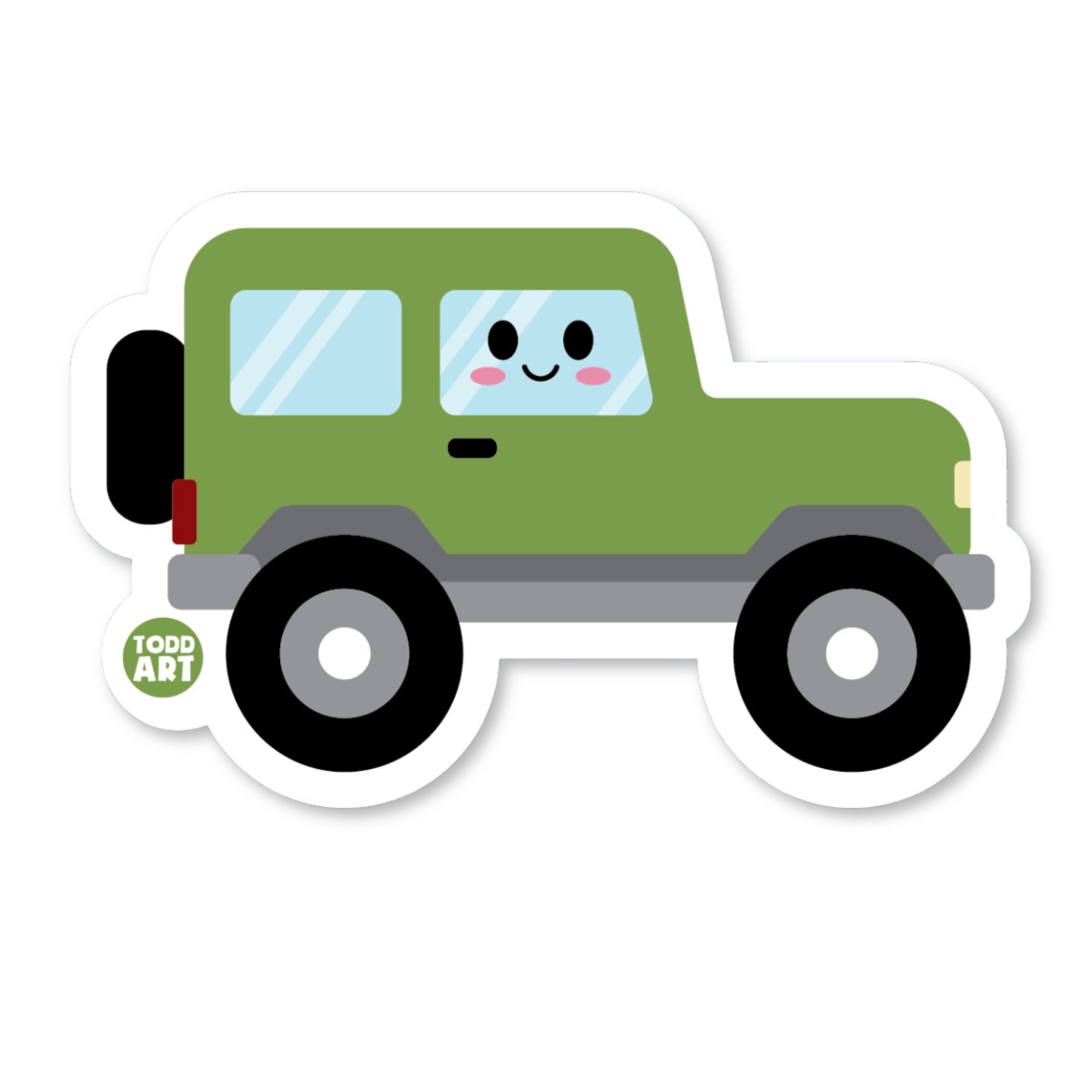 Jeep Vinyl Sticker – Boo Boo Buddies